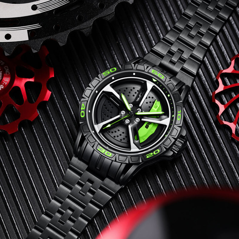 Sharingan Watches - Spinning Mangekyō Sharingan Dial Watches – HMNWatch