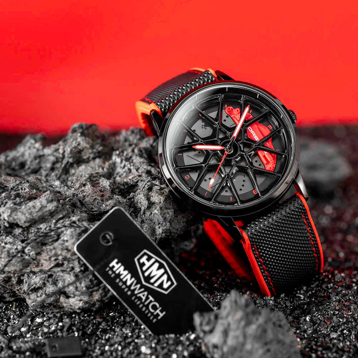 HMN Boxster Spyder 718 - Luxury Porsche Boxster Watch for Car Enthusiasts – HMNWatch