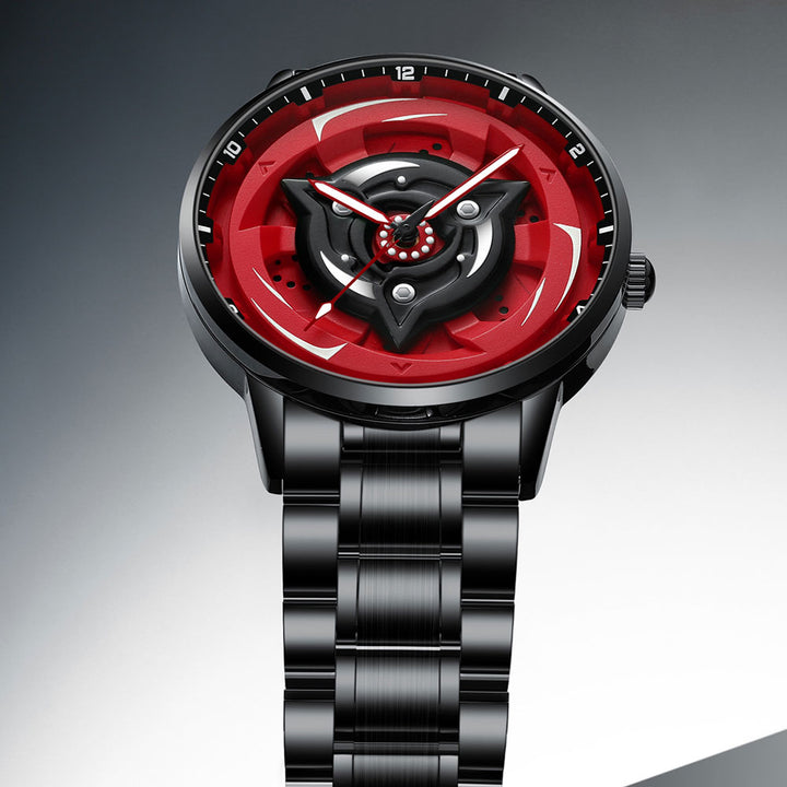 Sharingan Watches - Spinning Mangekyō Sharingan Dial Watches – HMNWatch